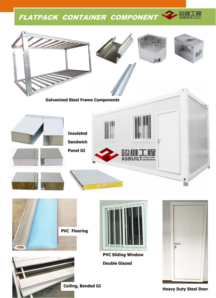 10ft Prefabricated Container - Buy Flatpack Container House Product on ...