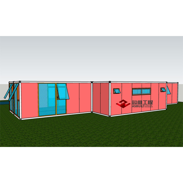 Containerized Building - Buy Prefabricated House on ASBUILT STRUCTURE ...
