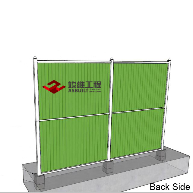 Steel Assembled Fence - Buy Sandwich Panel Fence on ASBUILT STRUCTURE ...
