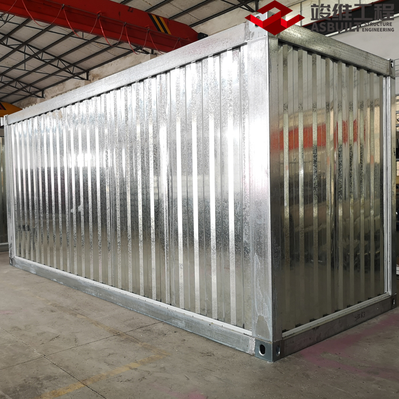 Corrugated Flatpack Container Cabin - Buy Big Wave Container House on ...